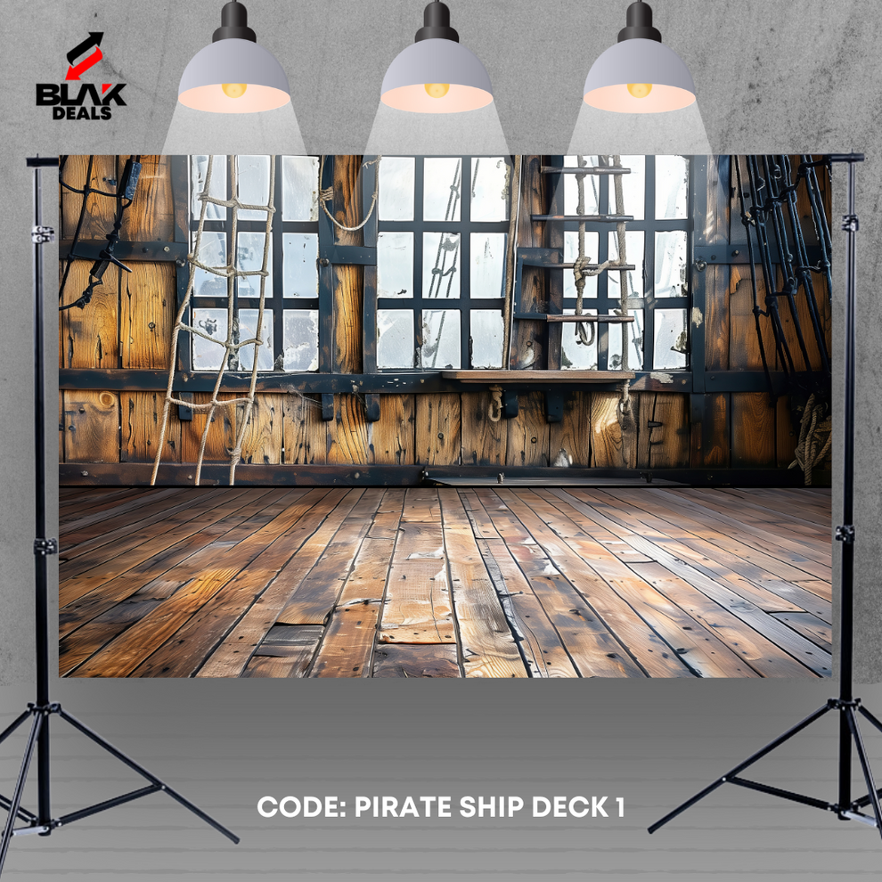 Pirate Ship Deck Kids Newborn Toddler Photography Backdrop Photoshoot ...